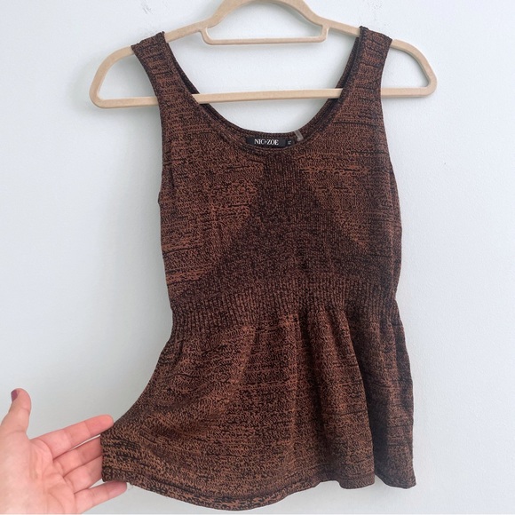 NIC+ZOE | Tops | Peplum Tank Top For Layering In Soft Comfy Knit Fabric ...